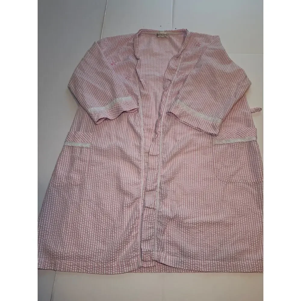 Miss Elaine | Intimates & Sleepwear | Miss Elaine Pink And White ...
